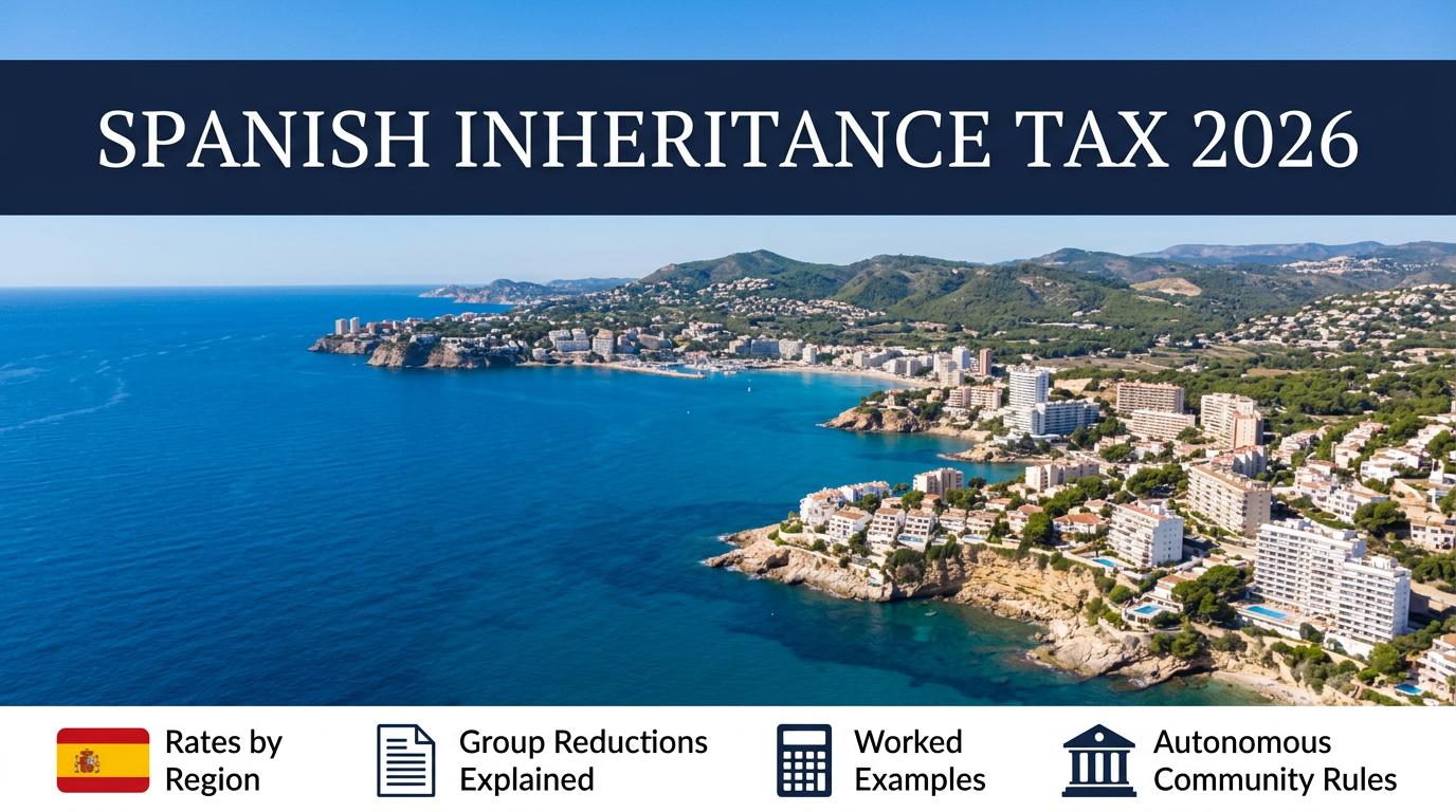 Spanish Inheritance Tax 2026: Rates by Region + Worked Examples ...